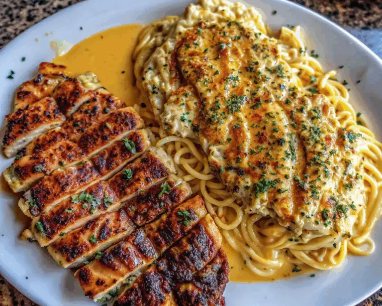 Irresistible Garlic Parmesan Chicken Spaghetti in Spicy Cajun Cream ...