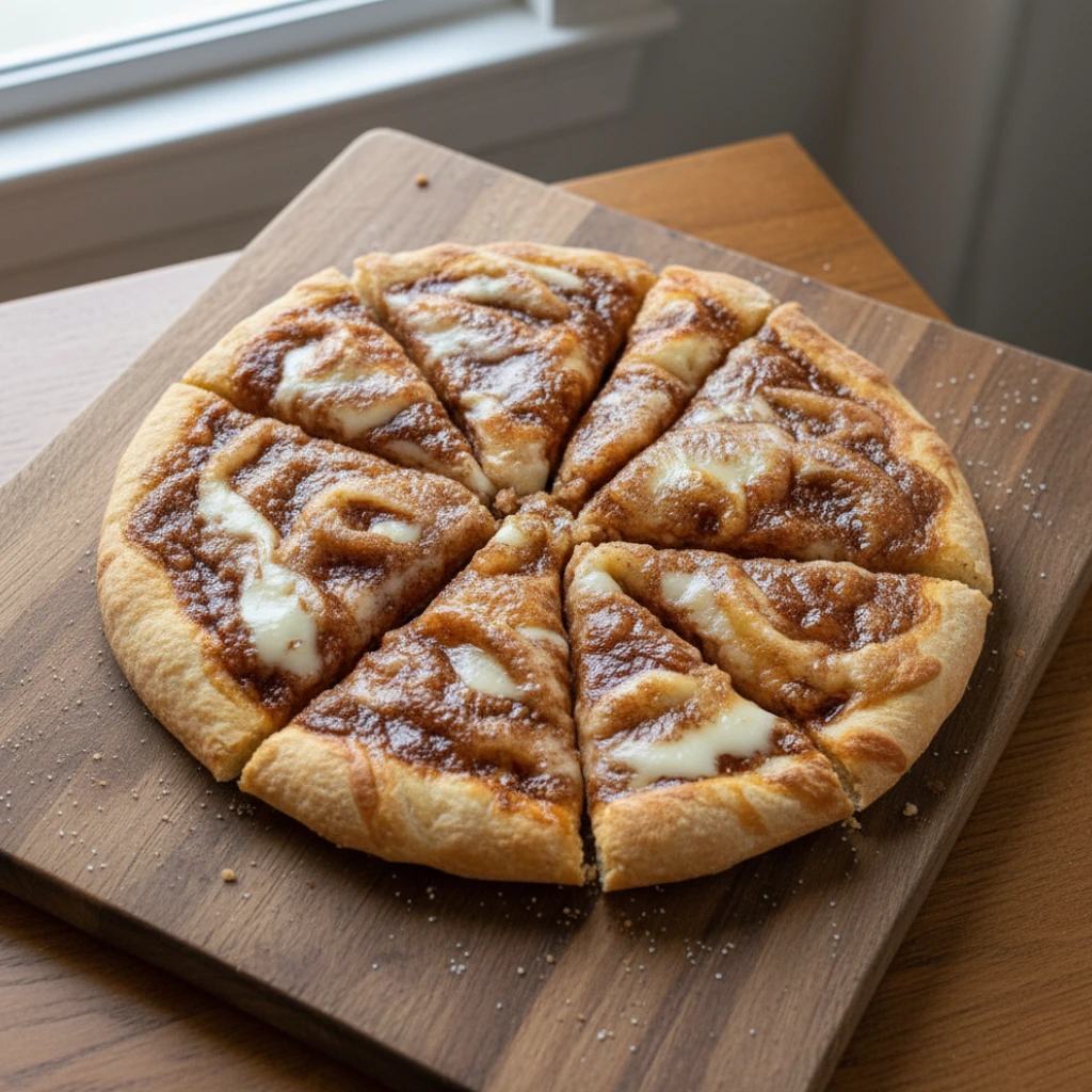 Cinnamon-Sugar Pizza Made with Crescent Rolls | Mateo Recipes
