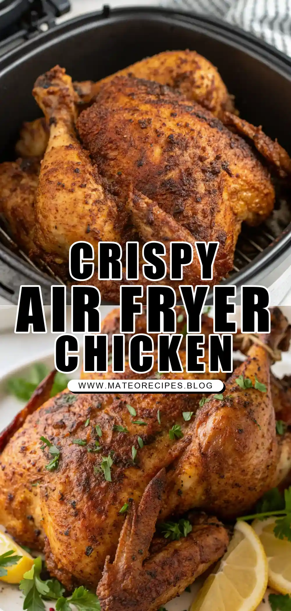 Air Fryer Chicken Teff | Mateo Recipes