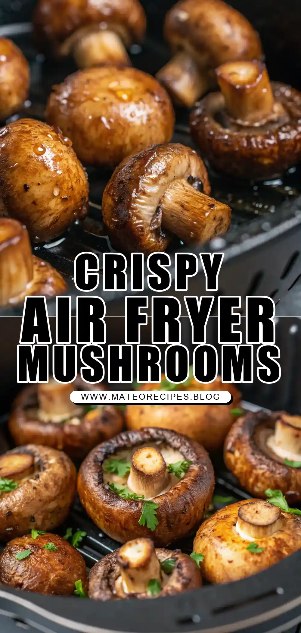 Air Fryer Mushrooms | Mateo Recipes